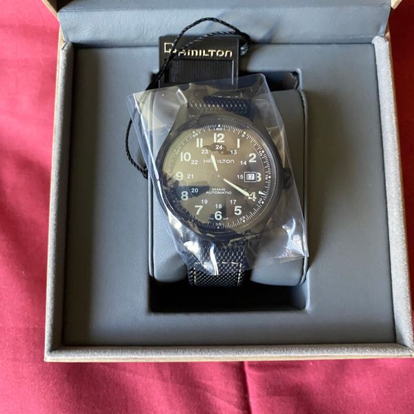 Hamilton Khaki Field Automatic Titanium Men's Watch 42mm H70575733 ...