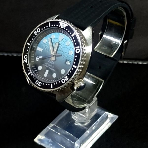 *Promo* Seiko Mod King Turtle Padi X Ocean Glacier 45mm Nh35 ...