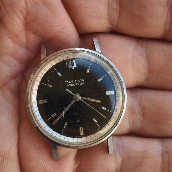 60s RARE BULOVA ACCUTRON 214 N7 VINTAGE TUNING FORK WATCH WATCHES NOT ...