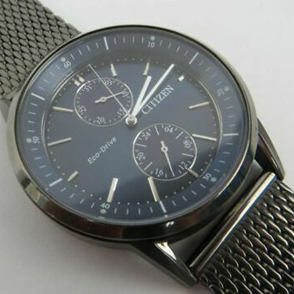 Citizen WR 100 GN-4-S-9 Eco Drive 5 Bar Stainless Steel Wristwatch W ...