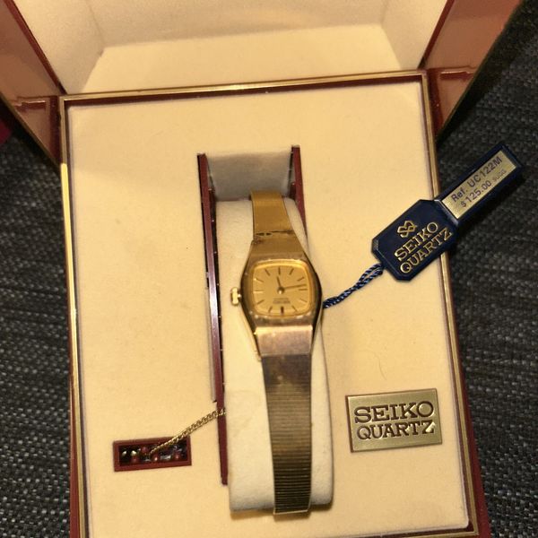 vintage ladies seiko quartz gold tone watch | WatchCharts Marketplace