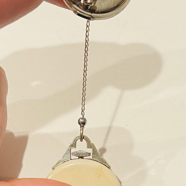 1960s Vintage TIMEX USA Nurse's White Enamel Lapel Mechanical ...