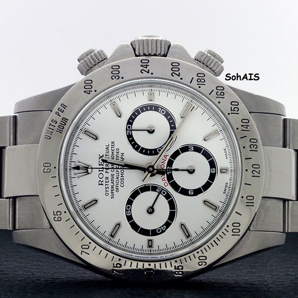 FSOT: Rolex 16520 Daytona Zenith White Dial A Serial Complete Set ...
