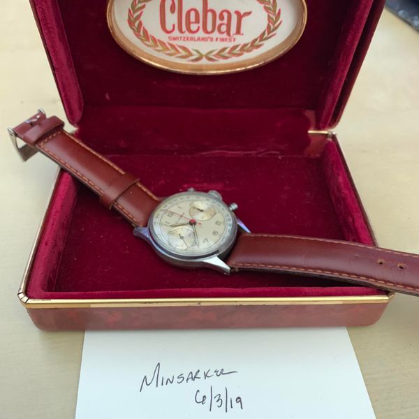 [WTS] 1950s Vintage Clebar Mechanical Chronograph - 800$ Shipped ...