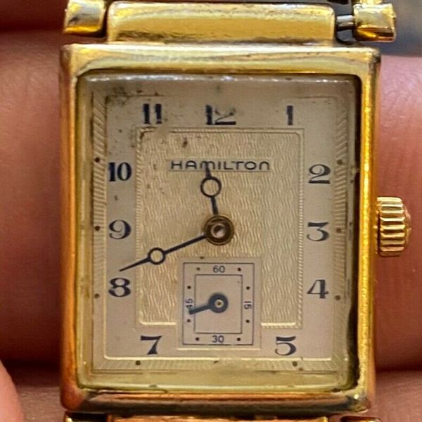 Hamilton Registered Edition 6270 Ladies Hinged Lugs Wristwatch 18mm Working | WatchCharts ...