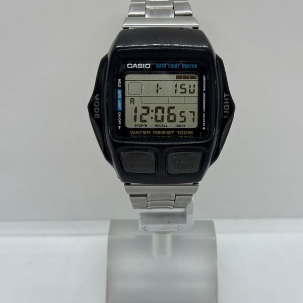 Vintage Casio CBX-620 LAP MEMORY (BIKER) WR.100 QW.1464 JAPAN YEAR 1996 ...