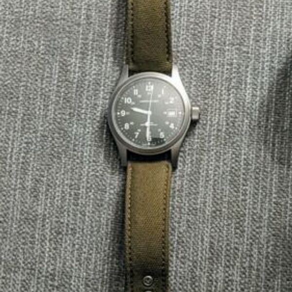 Hamilton Khaki Field Mechanical H69419363 Men's Watch - Green ...