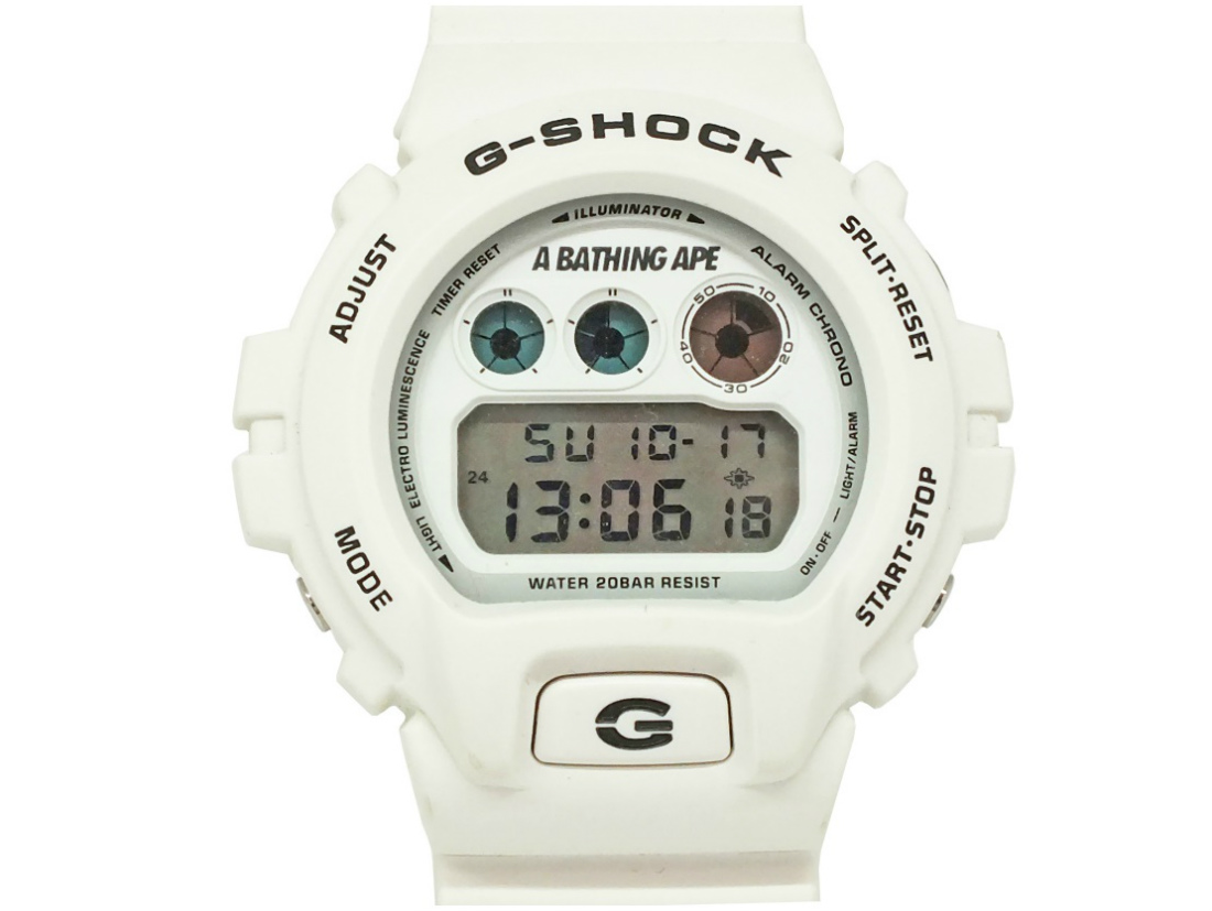 [Used] A BATHING APE x CASIO G-SHOCK DW-6900FS "A BATHING APE x Casio G ...
