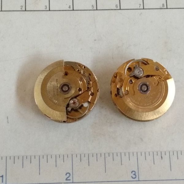 Two Bulova Automatic Wristwatch Movements (High Grade 25 Jewel ...