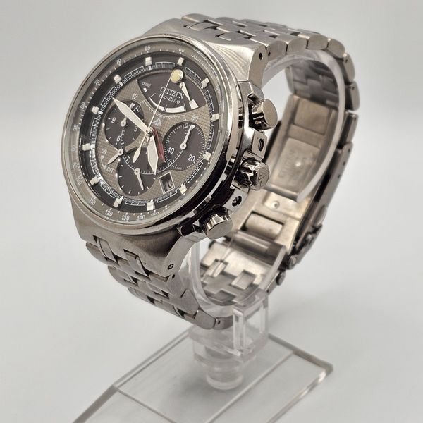 Mid 2000s Citizen Calibre 2100 Titanium Mens Watch Eco-Drive Alarm ...