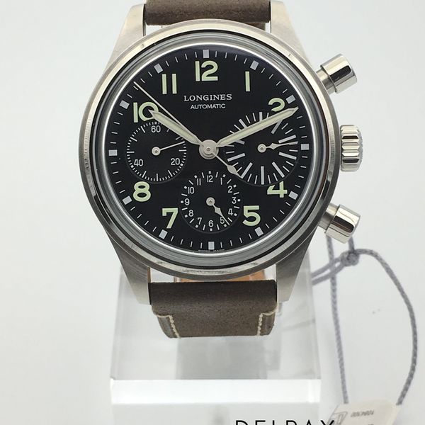 FS: Longines Avigation Big Eye Chronograph NIB Unworn Full Kit ...
