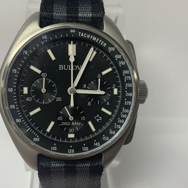 [WTS] Bulova Lunar Pilot 96B251 with Crown & Buckle NATO Supreme Strap ...