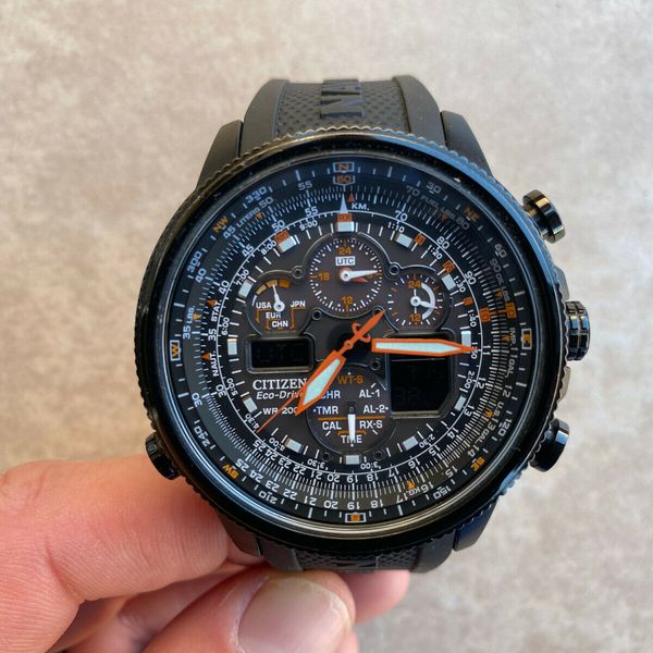 Citizen Eco-Drive Promaster Navihawk A-T Polyurethane Men's Watch ...