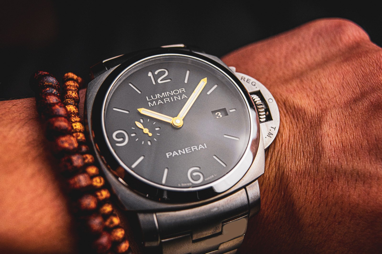 PANERAI LUMINOR MARINA 1950 PAM 352 00352 3 DAY 44MM - Complete Set ...