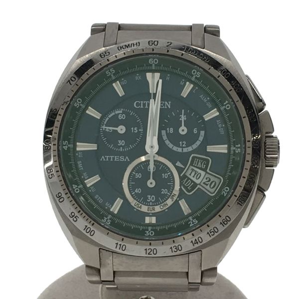 [Used] CITIZEN Solar watch / Analog / Stainless steel / BLU [Clothing accessories, etc ...