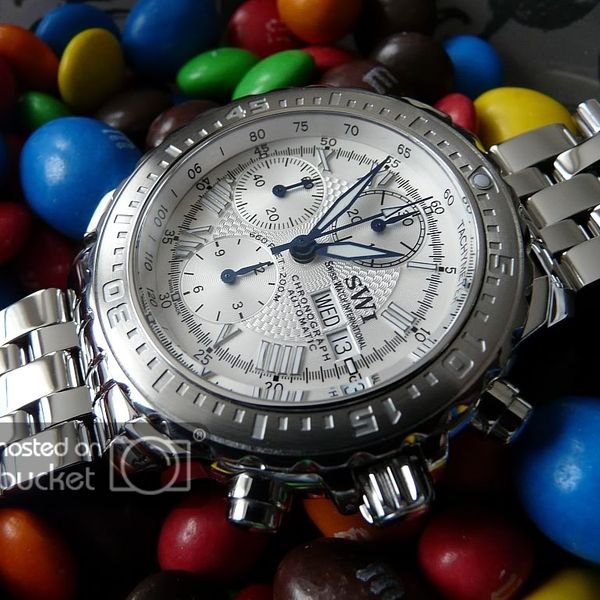 FS: Immaculate and rare SWI 7750 Ltd.ED. Silver dial chronograph PRICE ...