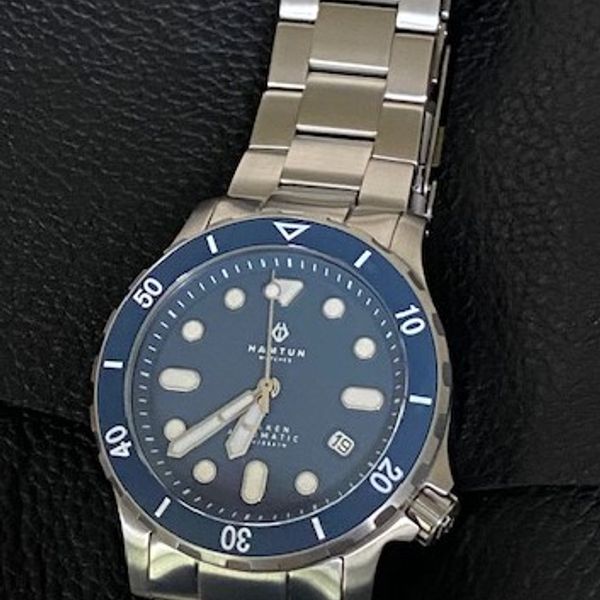 FS: HAMTUN KRAKEN H2 TITANIUM SELLITA AUTOMATIC 200M DIVER WATCH, DARK ...