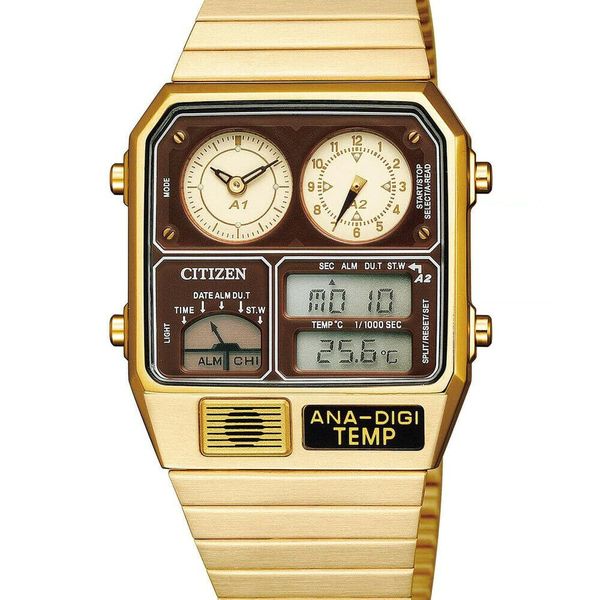 CITIZEN ANA-DIGI TEMP JG2103-72X Gold Analog Digital Watch Reprint Japan F/S | WatchCharts