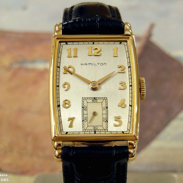 1946 Vintage HAMILTON MYRON, Stunning SILVER Dial, Serviced, 1 Year ...