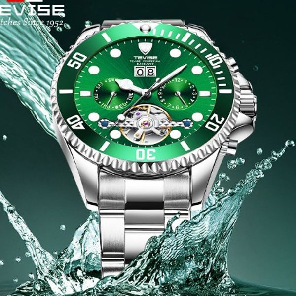 Green Ghost Mechanical Watch High-end Minimalist Waterproof Watch ...