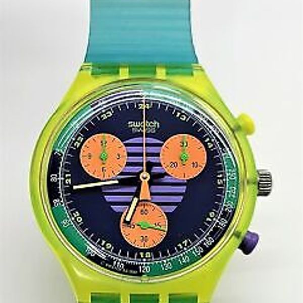 Swatch Chrono 1991 - SCJ100 - NEO WAVE - New | WatchCharts Marketplace
