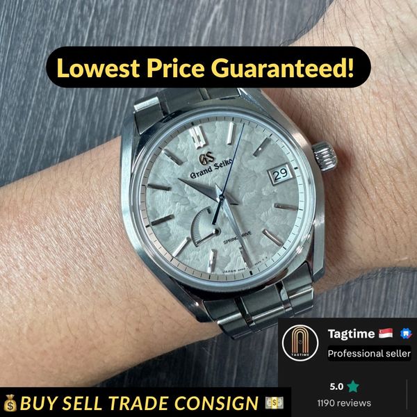 Local AD 2023/2024 Titanium 40mm Grand Seiko Light Grey Silver Dial ...
