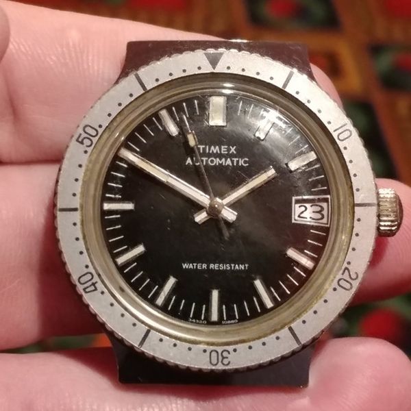SOLD Vintage Timex Automatic Diver British | WatchCharts Marketplace