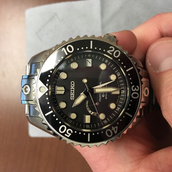 FSOT: SBDB001 Seiko 600m spring drive GMT 600m he-gas diver - back from ...