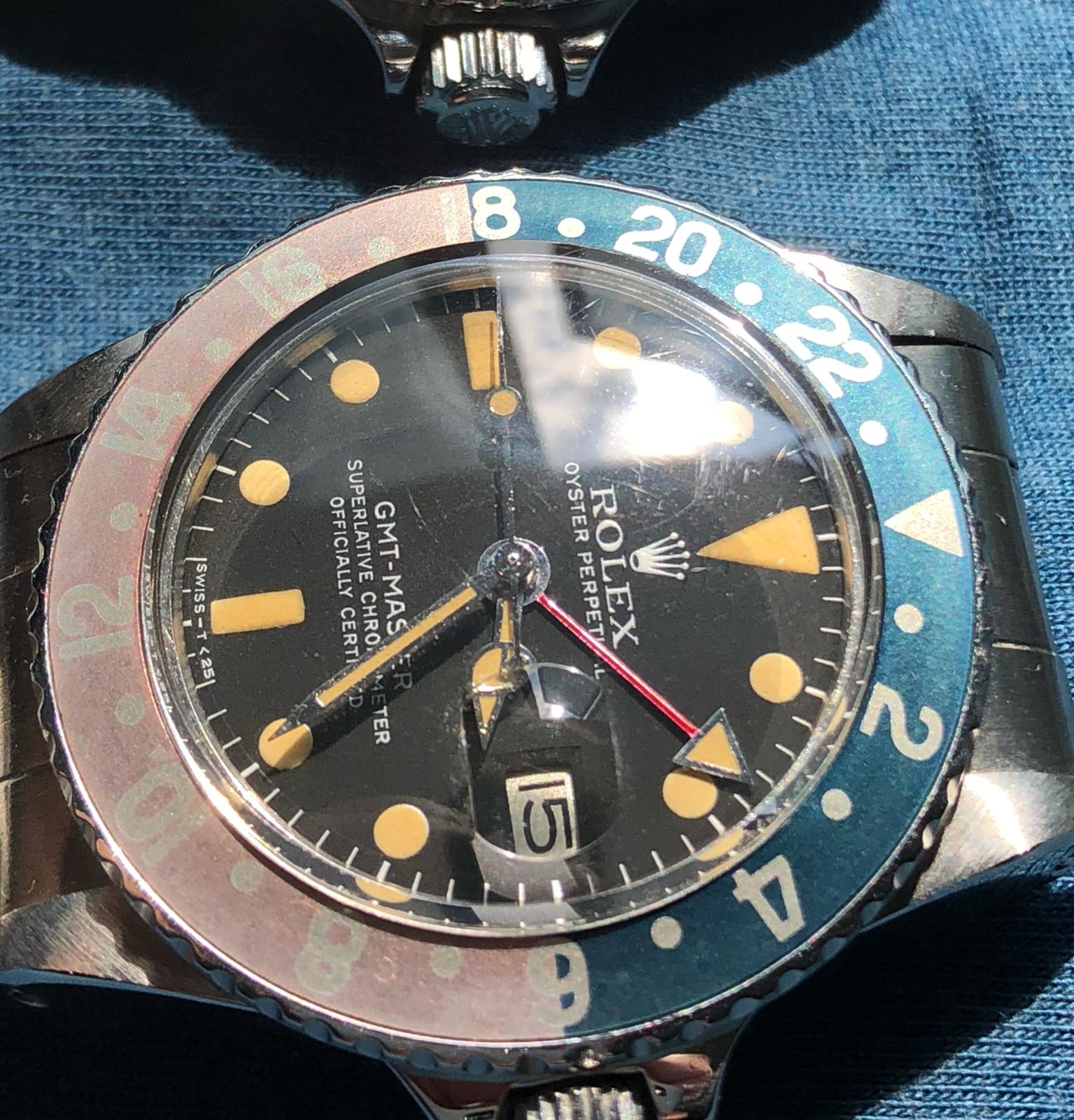 FS : Rolex 1675 MEGA FAT FONT vintage insert | WatchCharts