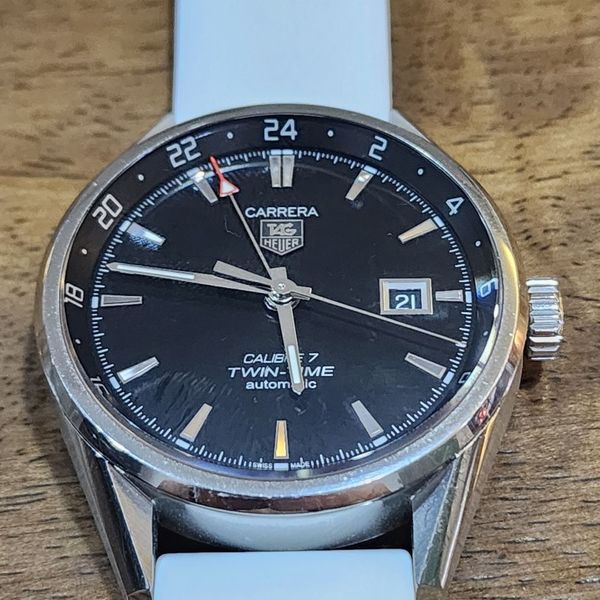 Tag Heuer Calibre 7 Twin Time Automatic | WatchCharts Marketplace
