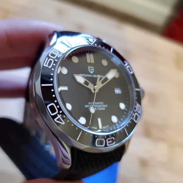 FS: Pagani Design Seamaster 007 homage on fitted rubber + 20mm Milanese ...