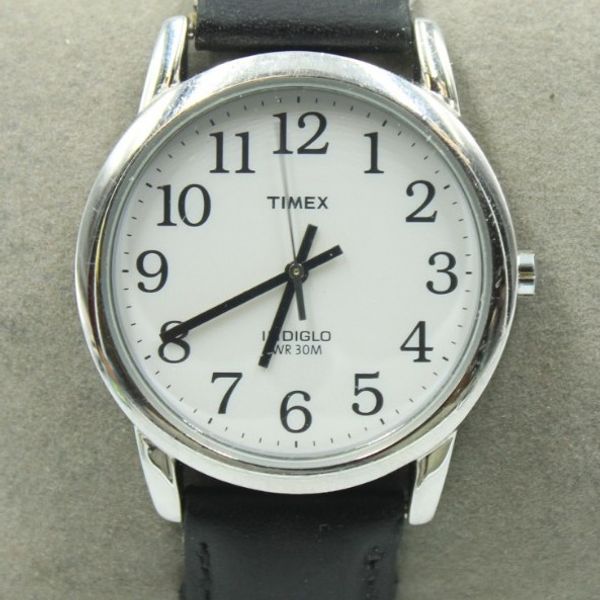 TIMEX Indiglo Classic Stainless Steel Quartz Wristwatch - H55 ...