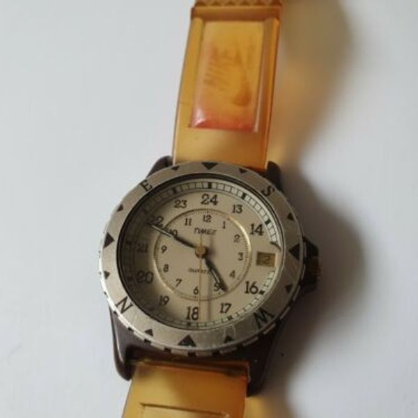 Vintage Timex M Cell 25 Meters Water Resistant Gents Watch,new battery ...