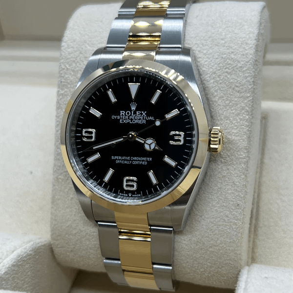 [WTS] Rolex 124273 Two Tone Explorer - 2022 unit full links, B+P ...