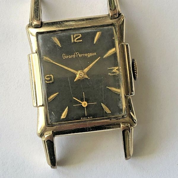 Girard Perregaux Tank Watch 10k Gold Filled Men’s Not Running But Clean ...