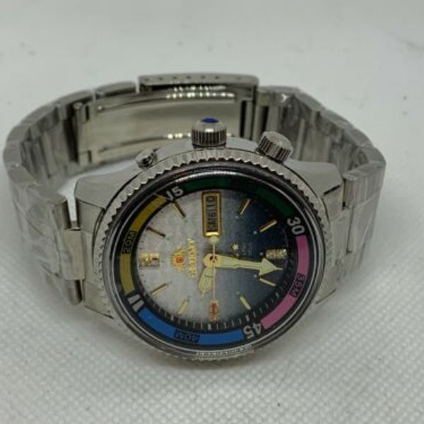 RARE COLOR Authentic Men's Automatic Vintage Orient SK Watch NEW 469617 ...