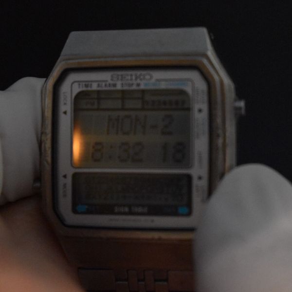Vtg SEIKO Smart Watch 1980's Memory Sign Table Digital D409-5020 NEW ...