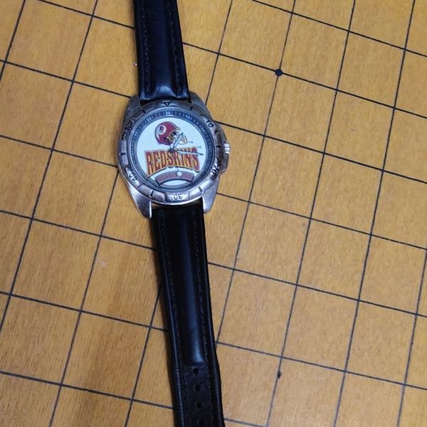 NFL Redskins Team NFL Football VTG Fossil Wrist Watch 1995 Excellent ...