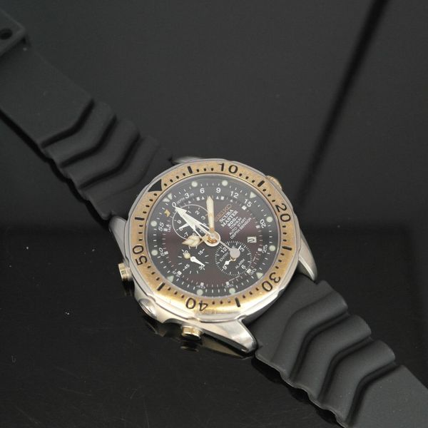 Vintage SEIKO 1995 Scuba Master 7K52-6A00 200m Titanium Diver's Rubber ...