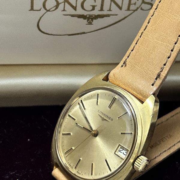 Longines 6952 Meccanico Gold Plaque Anni 70 Vintage | WatchCharts ...
