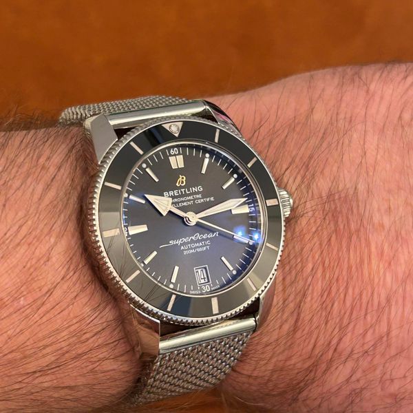 [WTS] Breitling Superocean Heritage II Black Dial Ceramic Bezel Steel ...