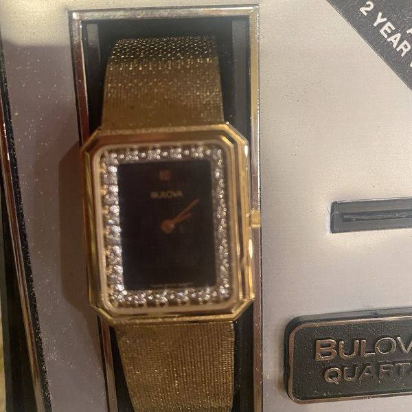 bulova mens watch gold diamond | WatchCharts Marketplace