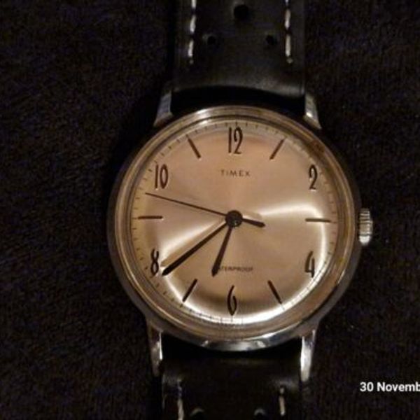 Timex Marlin Mens Hand Wind 1960s Reissue Watch | TW2R47900 ...