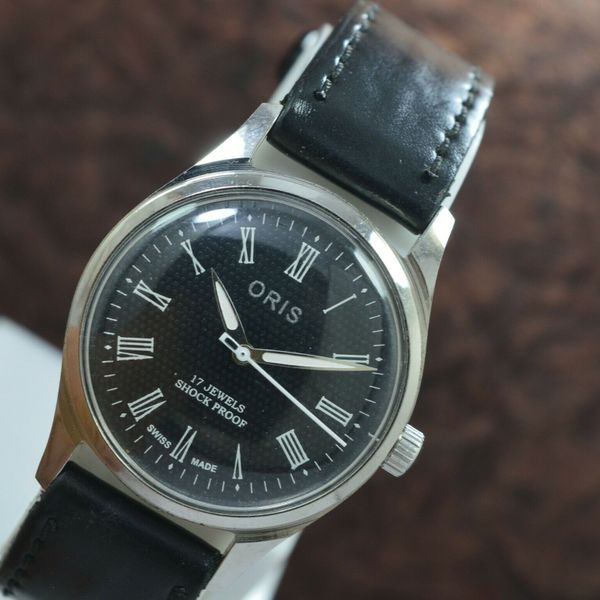 Beautiful Oris Hand Wind ST 96 17 Jewels Wrist Watch | WatchCharts ...