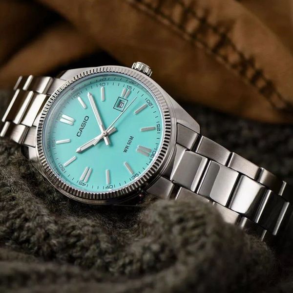 Casio Watch MTP-1302PD-2A2VEF Tiffany Blue New Boxed | WatchCharts ...