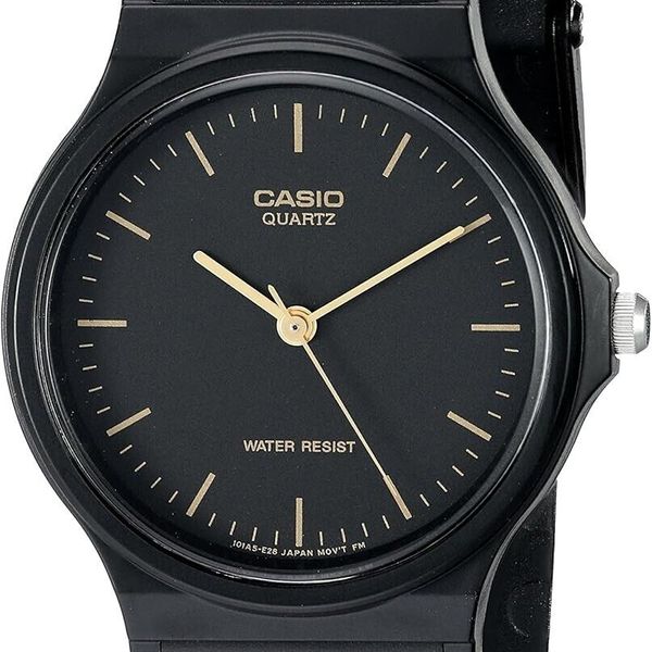 Casio Men's MQ24-1E Black Resin Watch | WatchCharts Marketplace