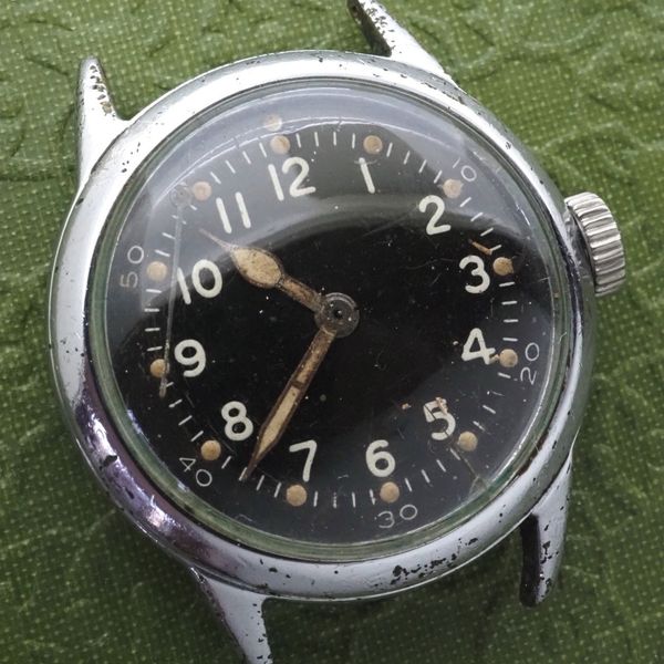 RARE VINTAGE WW2 HAMILTON 2987 MILITARY 18 JEWEL HACK WATCH - FOR PARTS ...