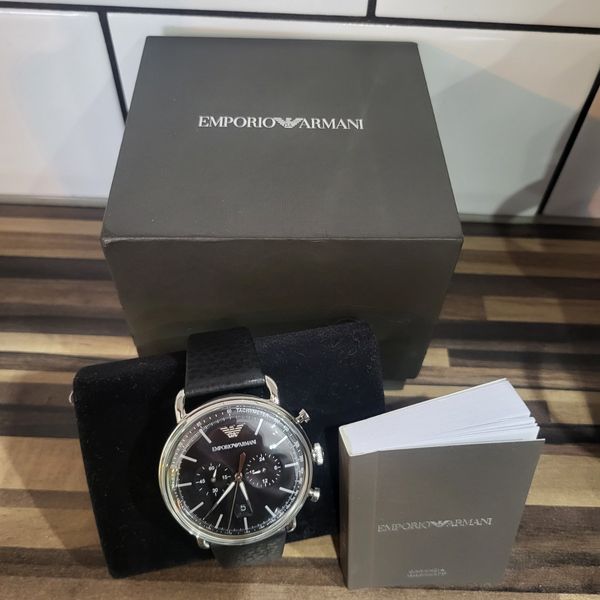 Emporio Armani Men's Stainless Steel Watch | WatchCharts Marketplace