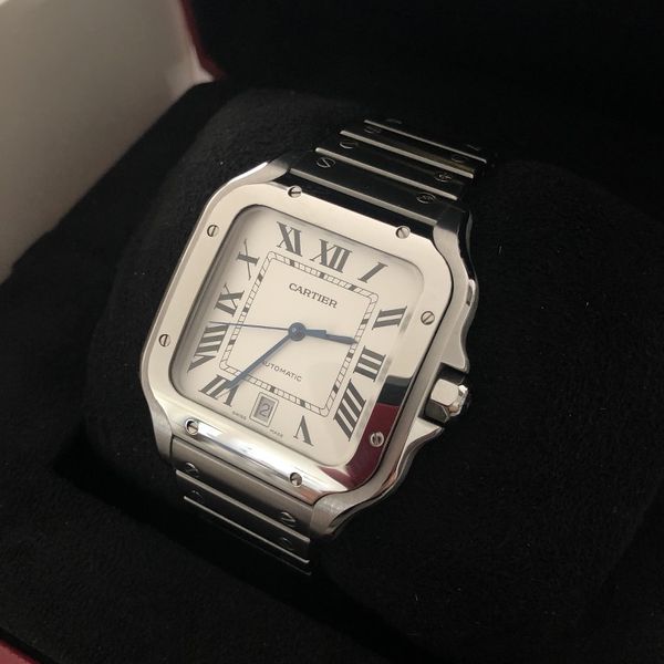 Fs: Cartier santos de cartier wssa0009 newest release with larger case ...