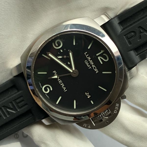 FS: PANERAI PAM 320 Luminor 1950 3 Days GMT Automatic Acciaio 44mm ...